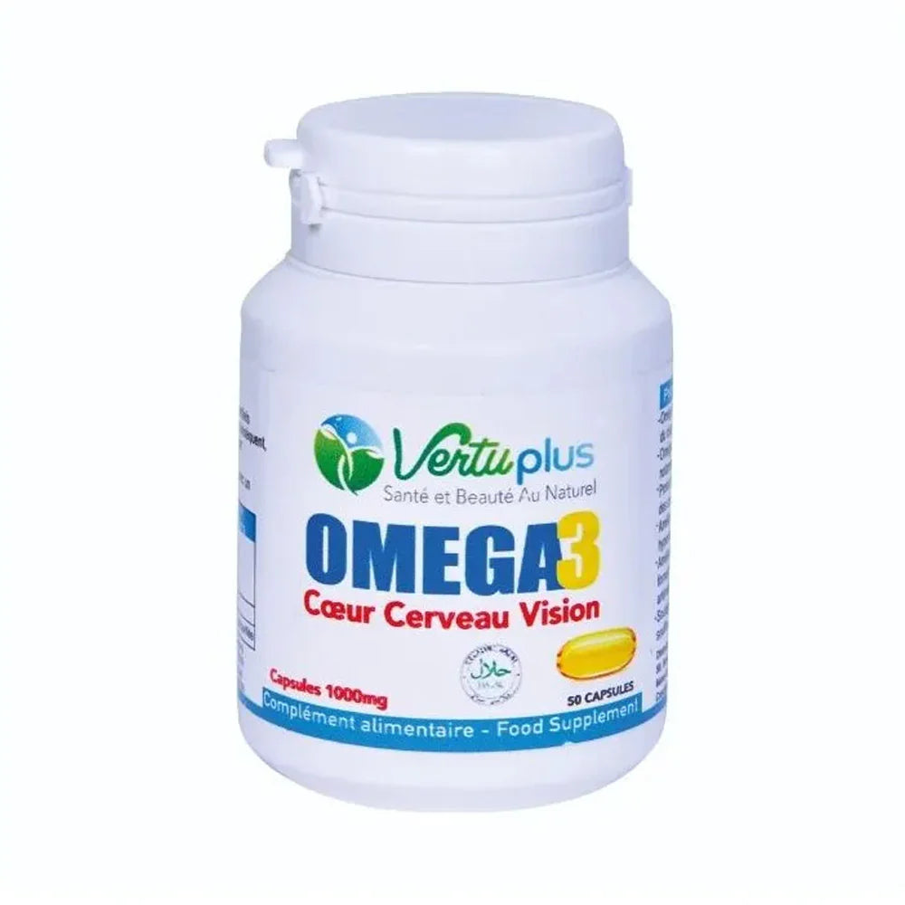 Vertu Plus Omega 3 1000mg 50 Capsules – PHARMA7