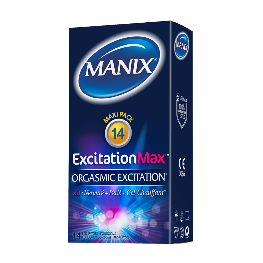 Manix Excitation Max 12 Préservatif – PHARMA7
