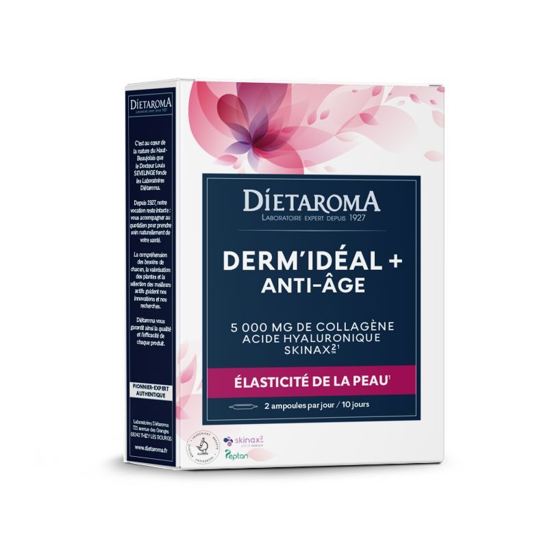 Dietaroma dermidéal + anti-âge 5000mg collagène acide hyaluronique ski