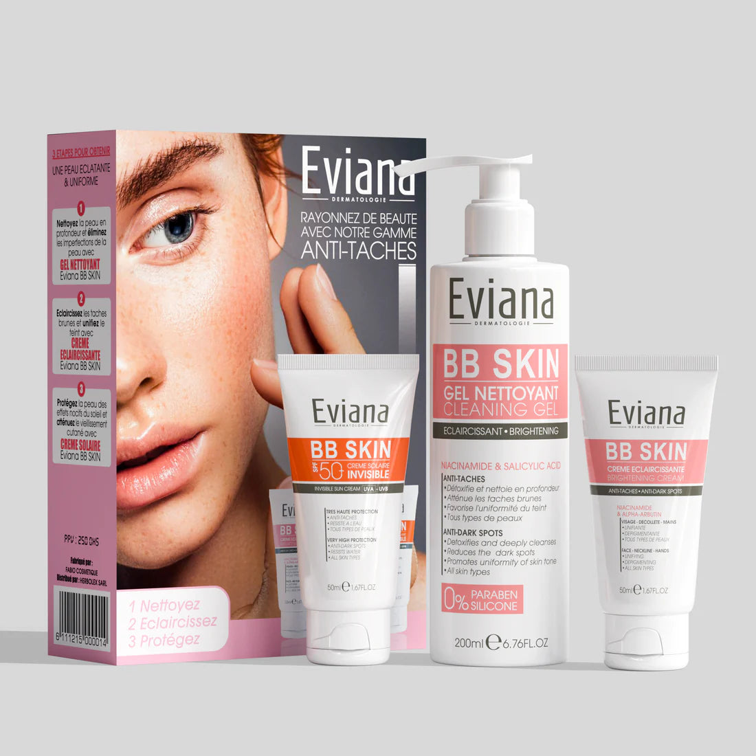 Eviana Pack éclaircissante et anti-taches brunes – PHARMA7