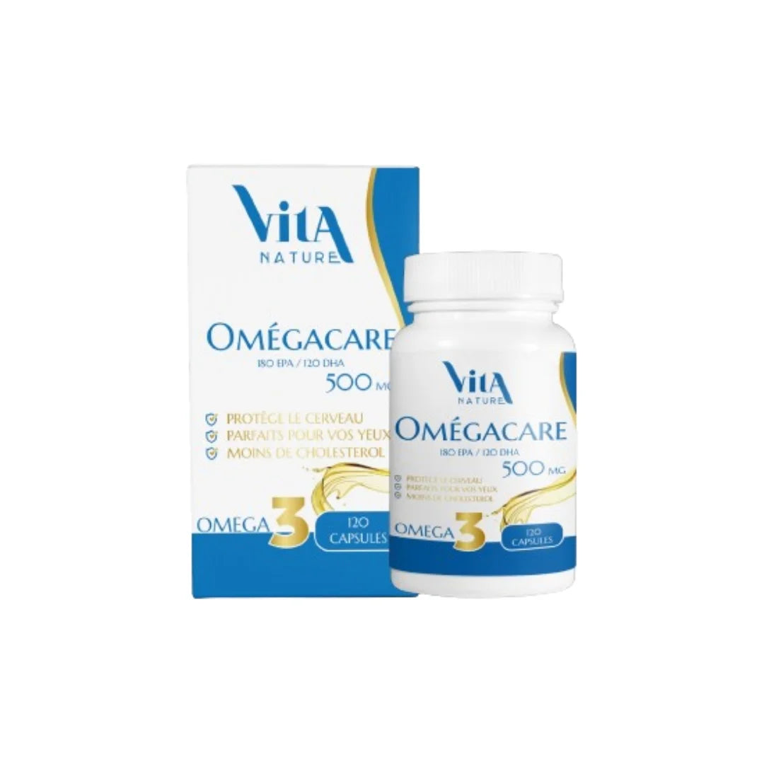 Vita Nature Omegacare 500mg 120 Capsules – PHARMA7